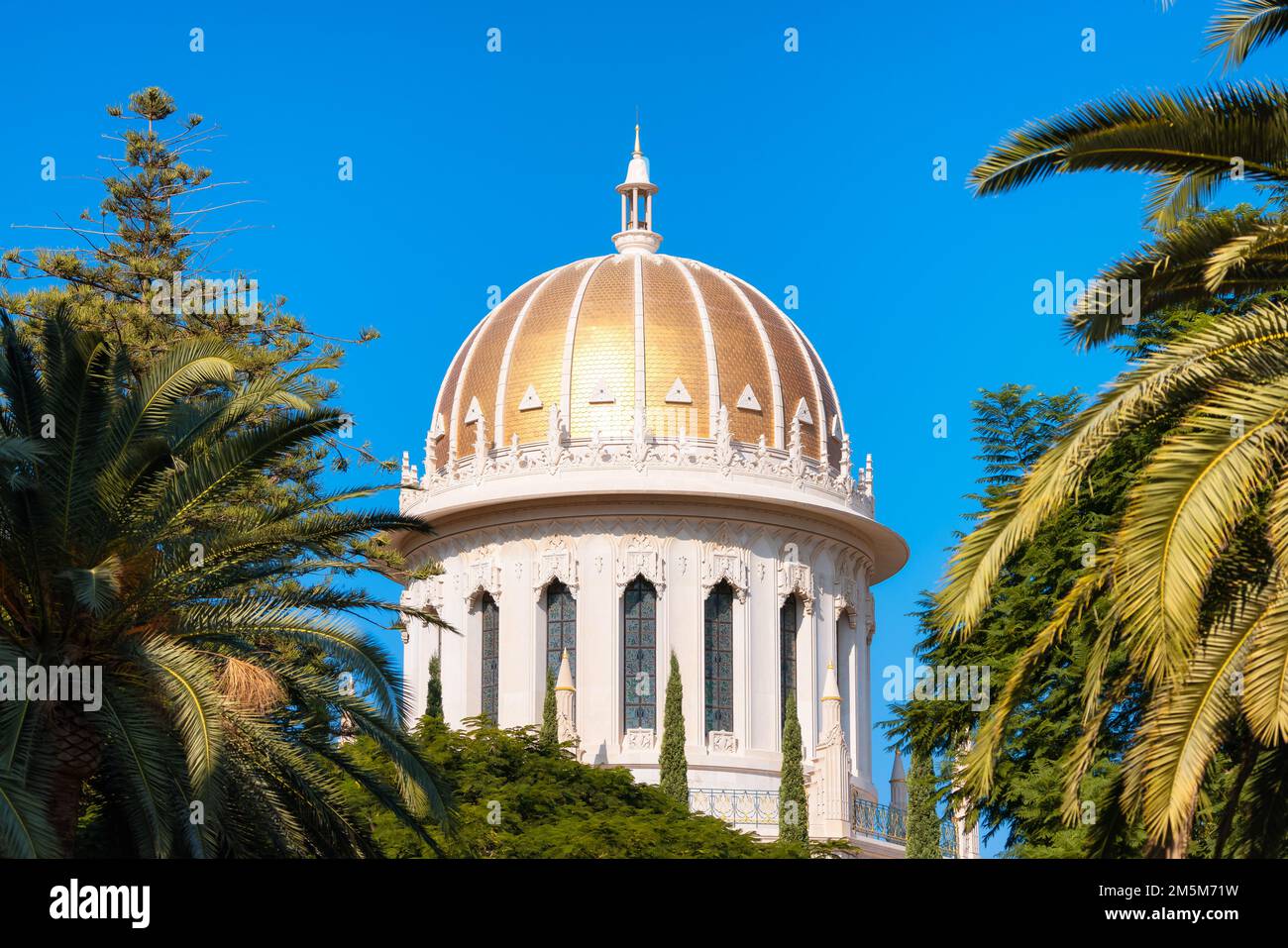 Bahai Gardens in Haifa, Israel. Tourist Attraction Stock Photo - Alamy