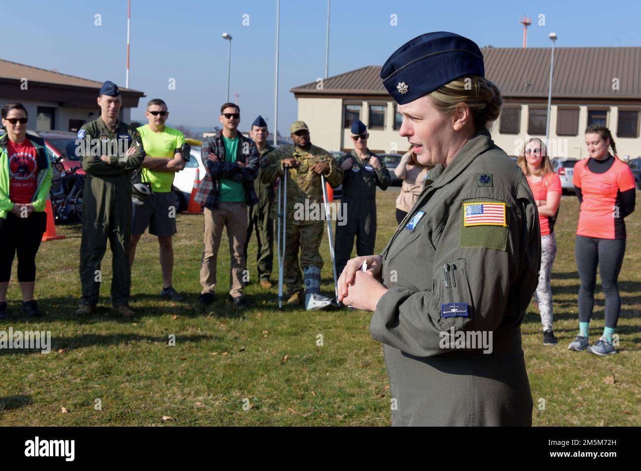 U.S. Air Force Lt. Col. Melissa Dombrock, 76th Airlift Squadron ...