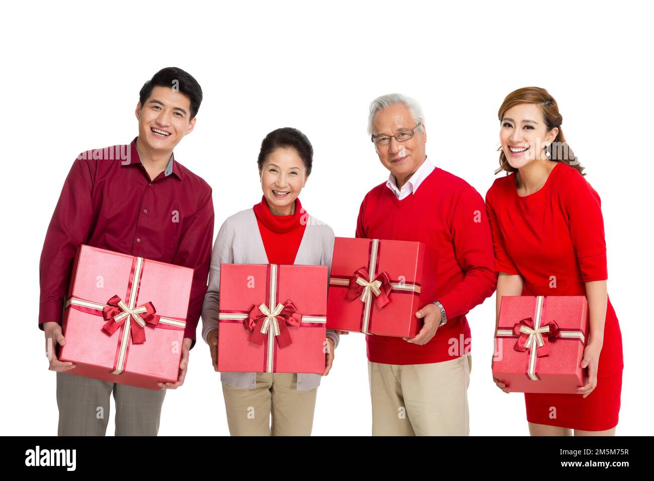 Take holiday home and gift box Stock Photo - Alamy