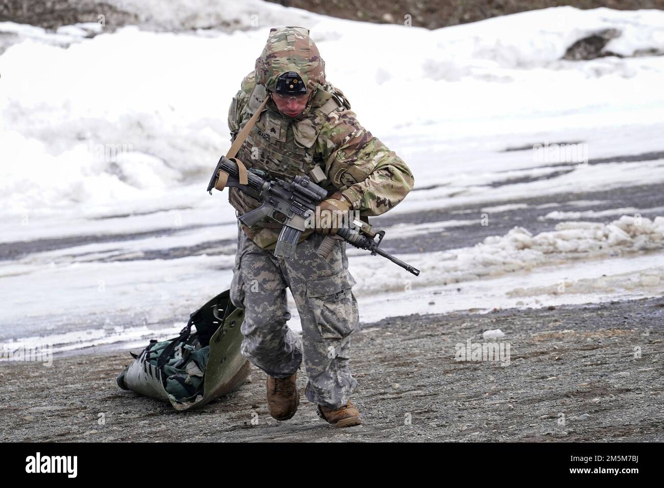 U.S. Army Sgt. Josue Garcia, an infantryman assigned to Dog Company ...