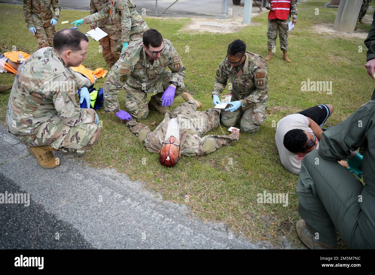 ROBINS AIR FORCE BASE, Ga. – Members of the 78th Medical Group attend ...