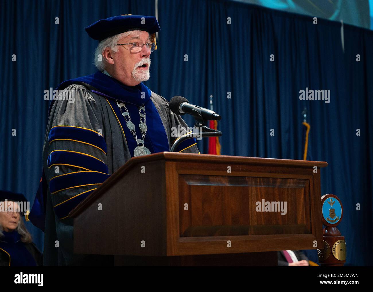 Walter Jones, Air Force Institute of Technology chancellor, announces ...