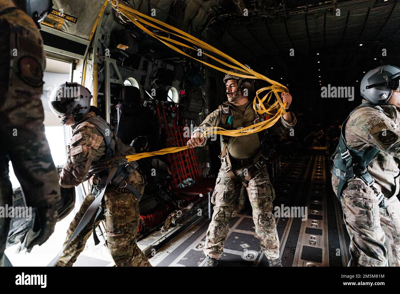 93d AGOW Airmen and 23d Wing HC-130 Combat King II Rescue Loadmasters ...