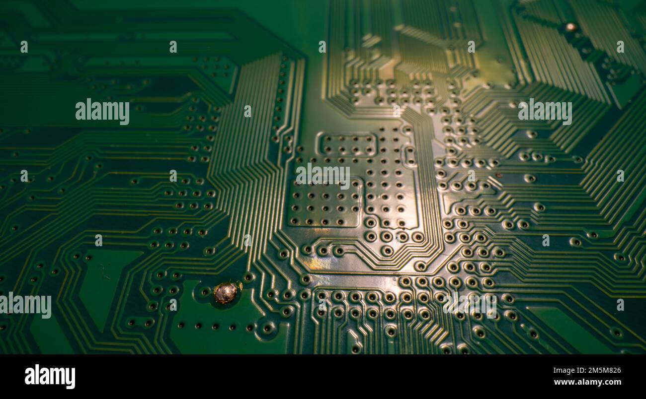 Circuit board, electronic motherboard. Digital engineering concept, hi ...