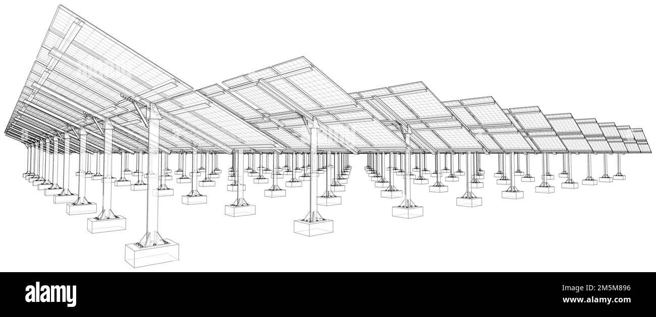 Solar Panel Concept. Vector Stock Vector Image & Art - Alamy
