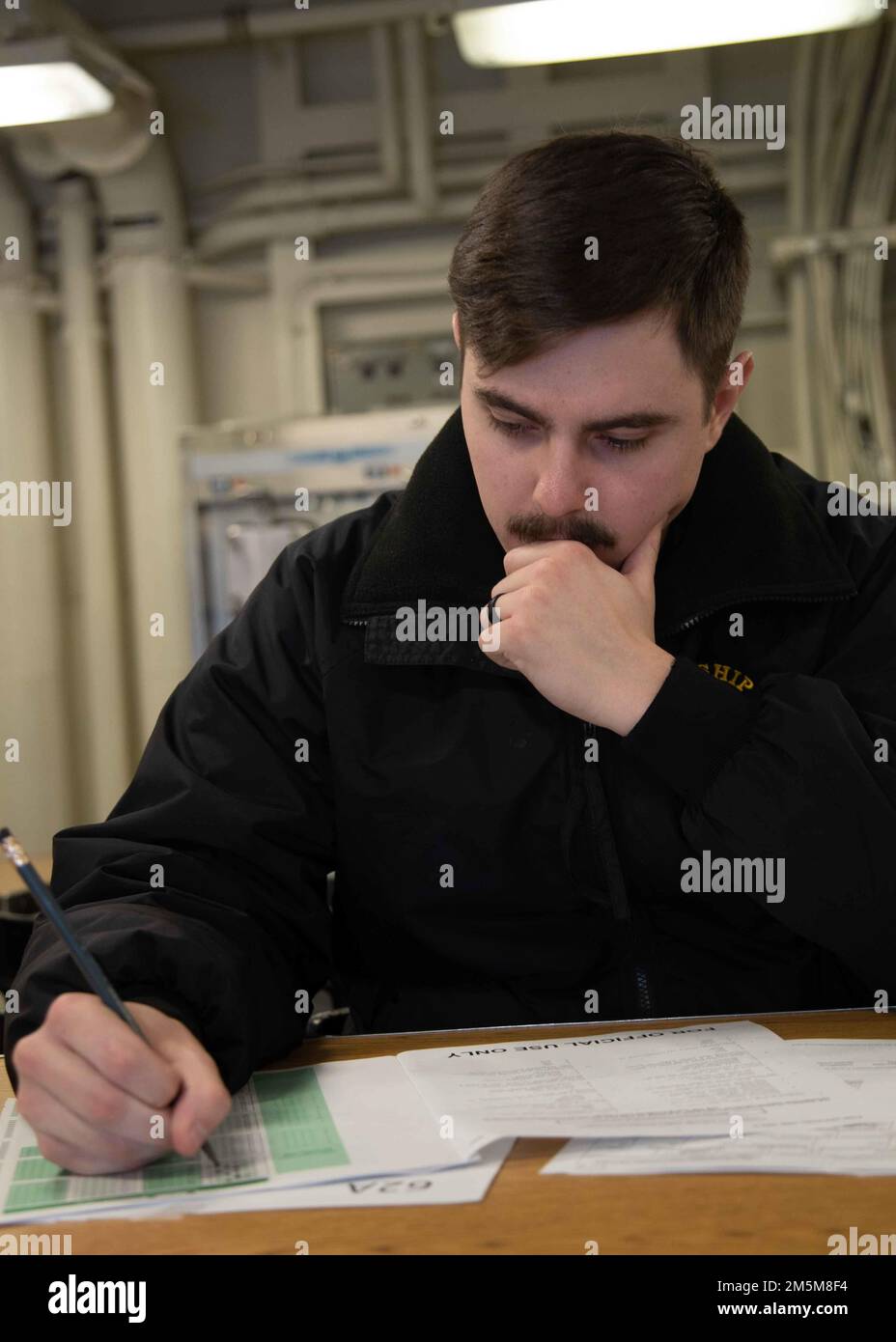 Master-at-Arms 3rd Class Mike Lindsey, from Palm Beach, Florida ...