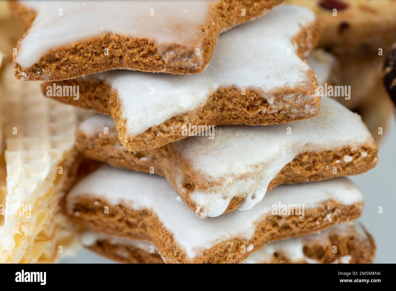 Collection of sweet treats on a white background Stock Photo - Alamy