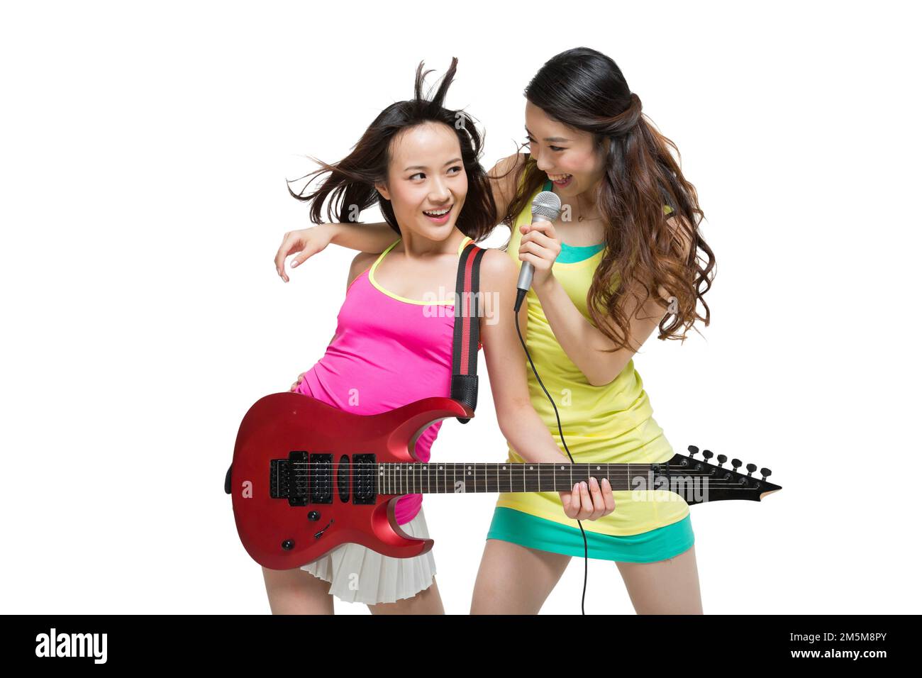 Two women enjoy dynamic hi-res stock photography and images - Alamy