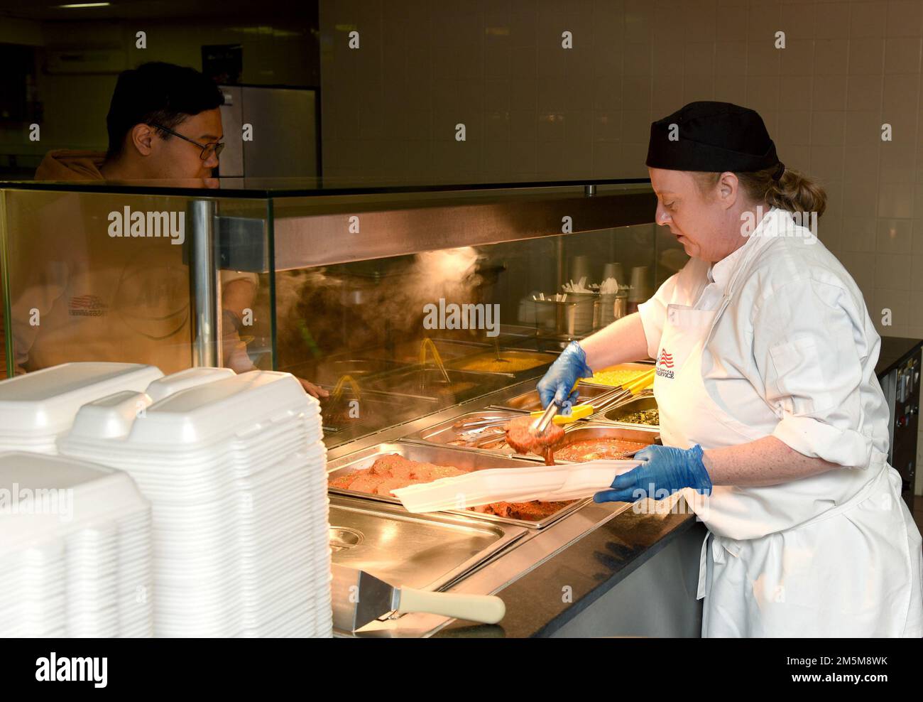 Tammy Halls, 100th Force Support Squadron Gateway Dining Facility cook ...