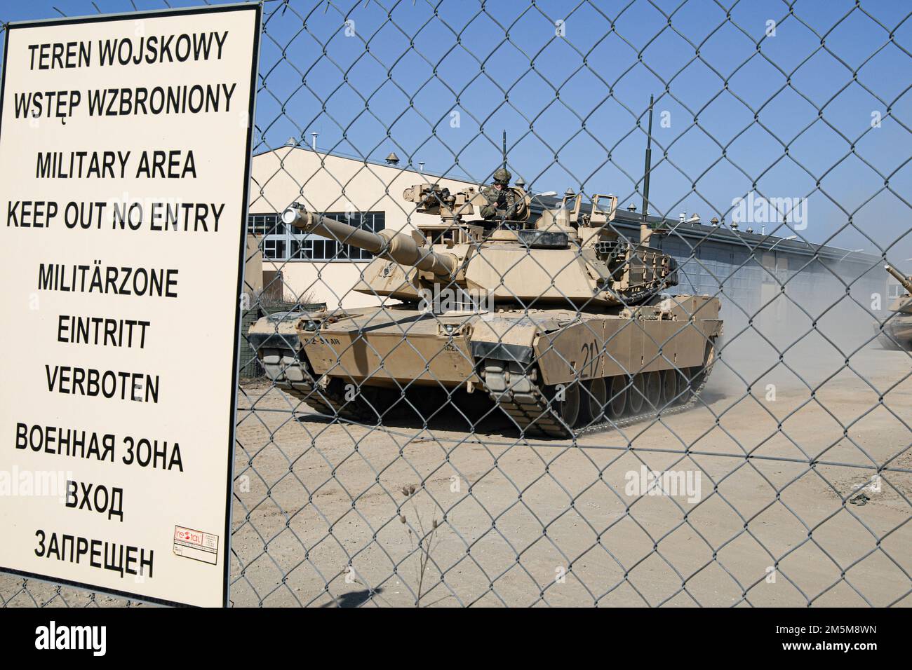 Tankers of Alpha Company, 2nd Battalion, 34th Armored Regiment, 1st ...