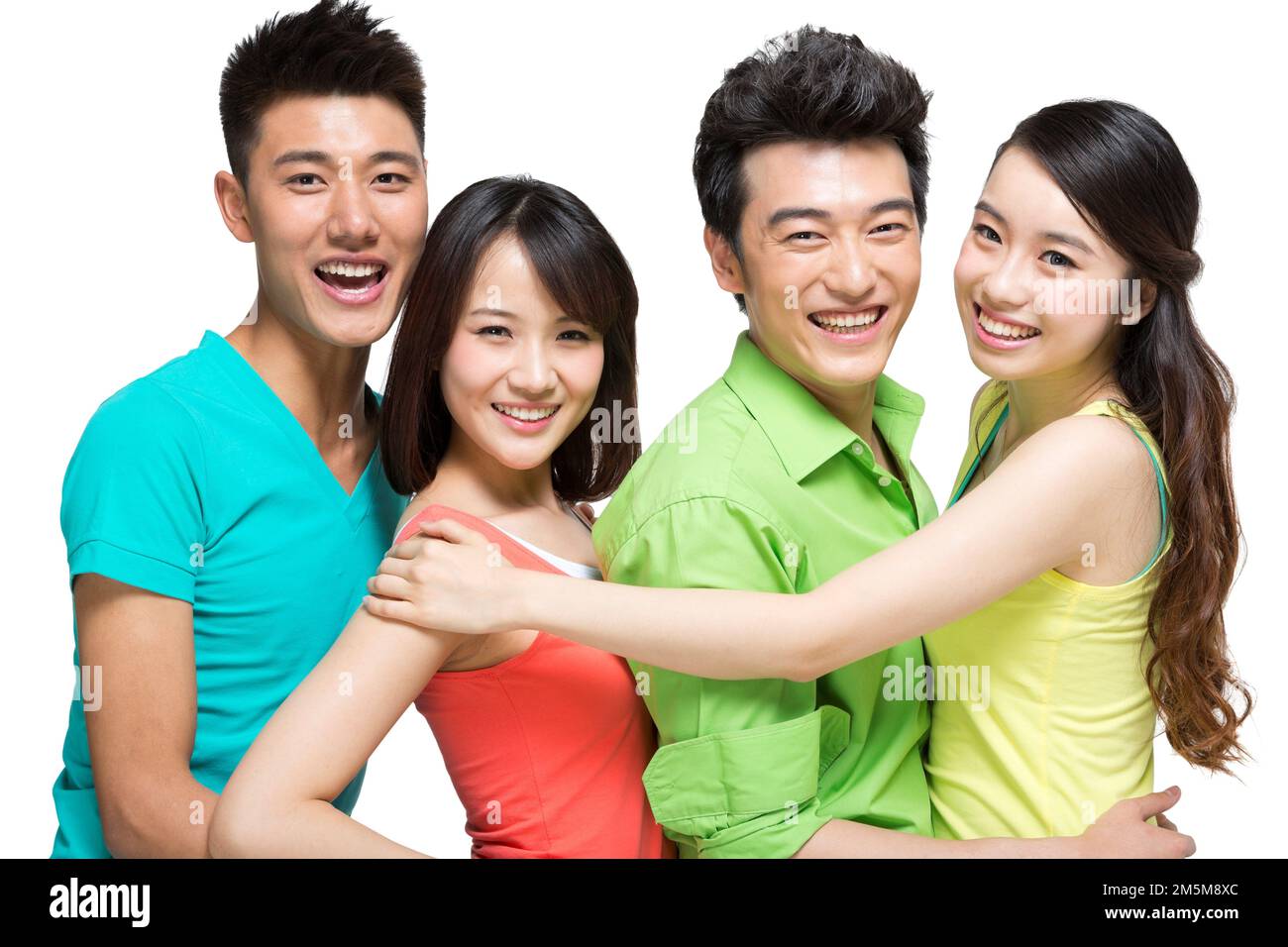 Shed fashion photo dynamic young people Stock Photo - Alamy