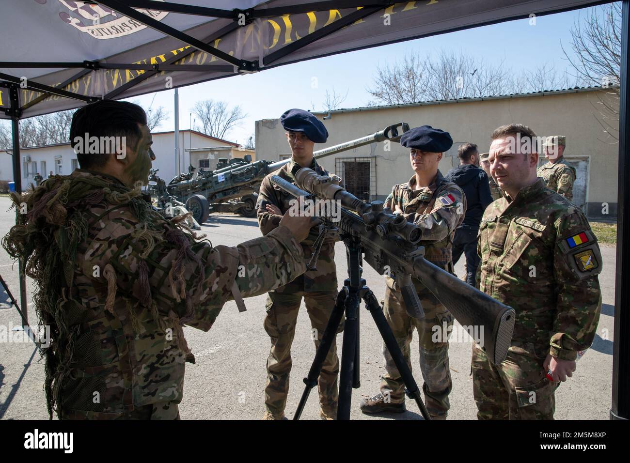 A U.S. Army soldier assigned to 1st Battalion, 16th Infantry Regiment ...