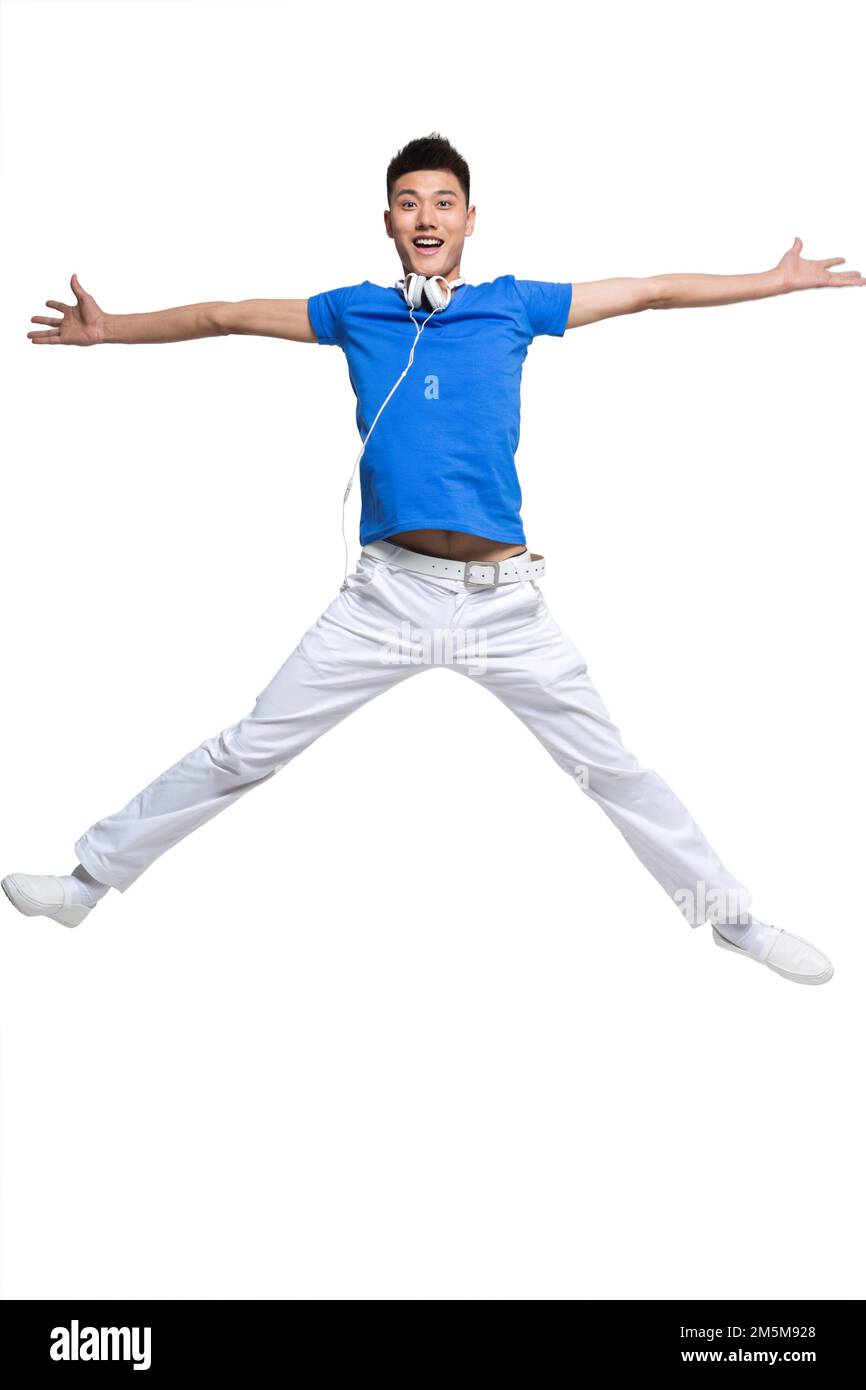 Youth jumping hi-res stock photography and images - Alamy