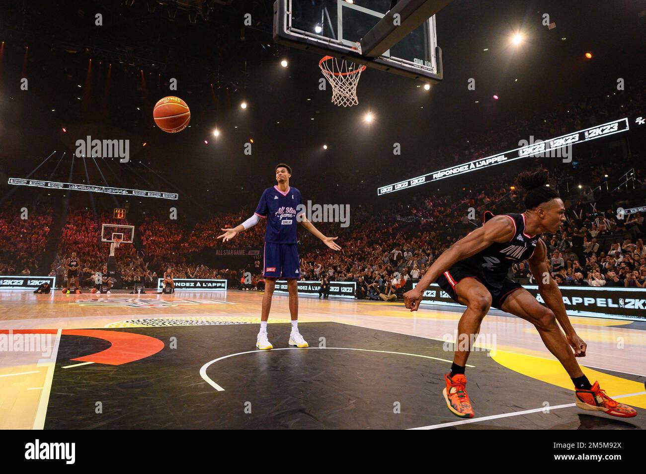 Victor Wembanyama during the All Star Game 2022 at The Accor Arena, in ...