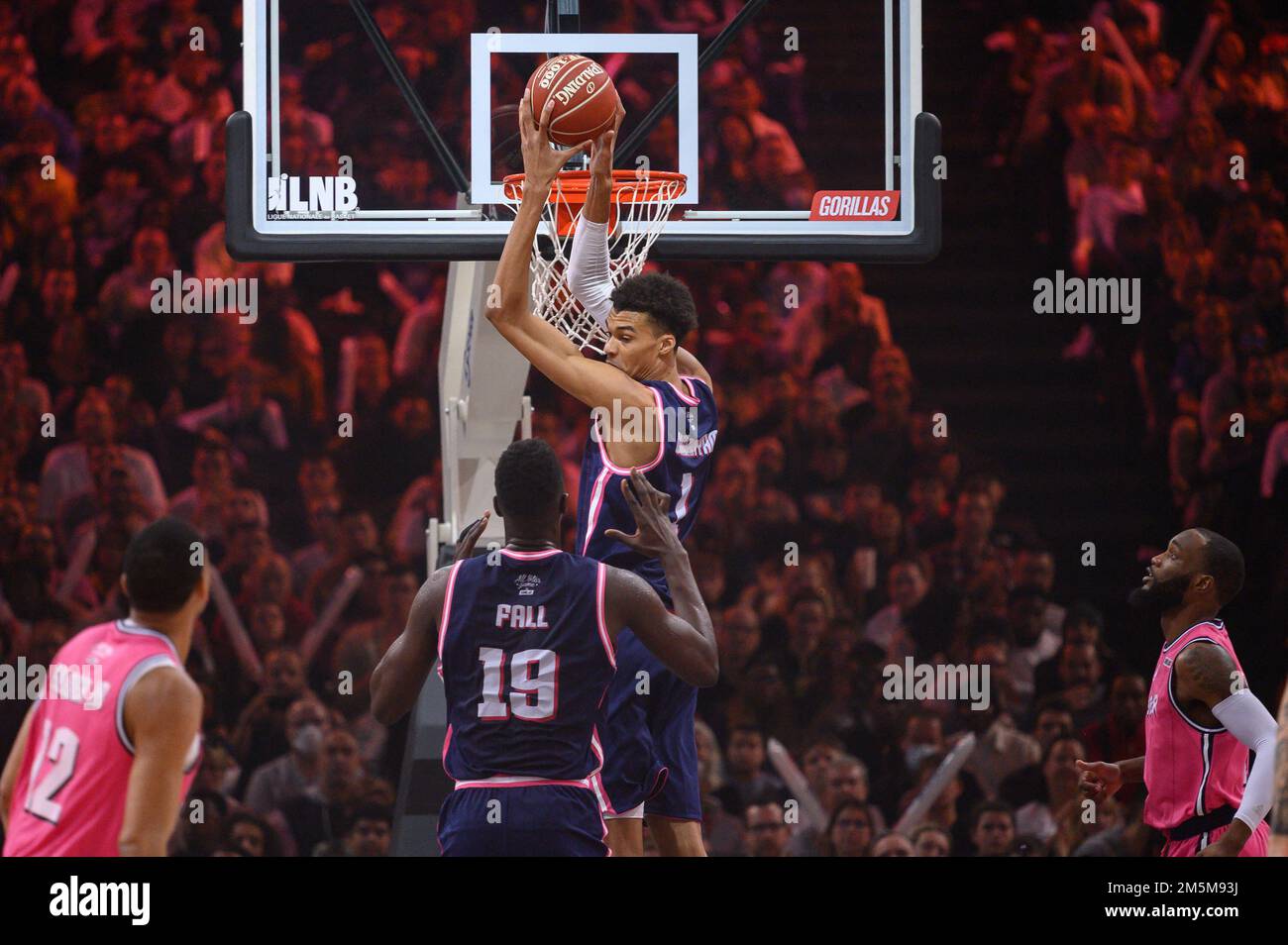 Victor Wembanyama during the All Star Game 2022 at The Accor Arena, in ...