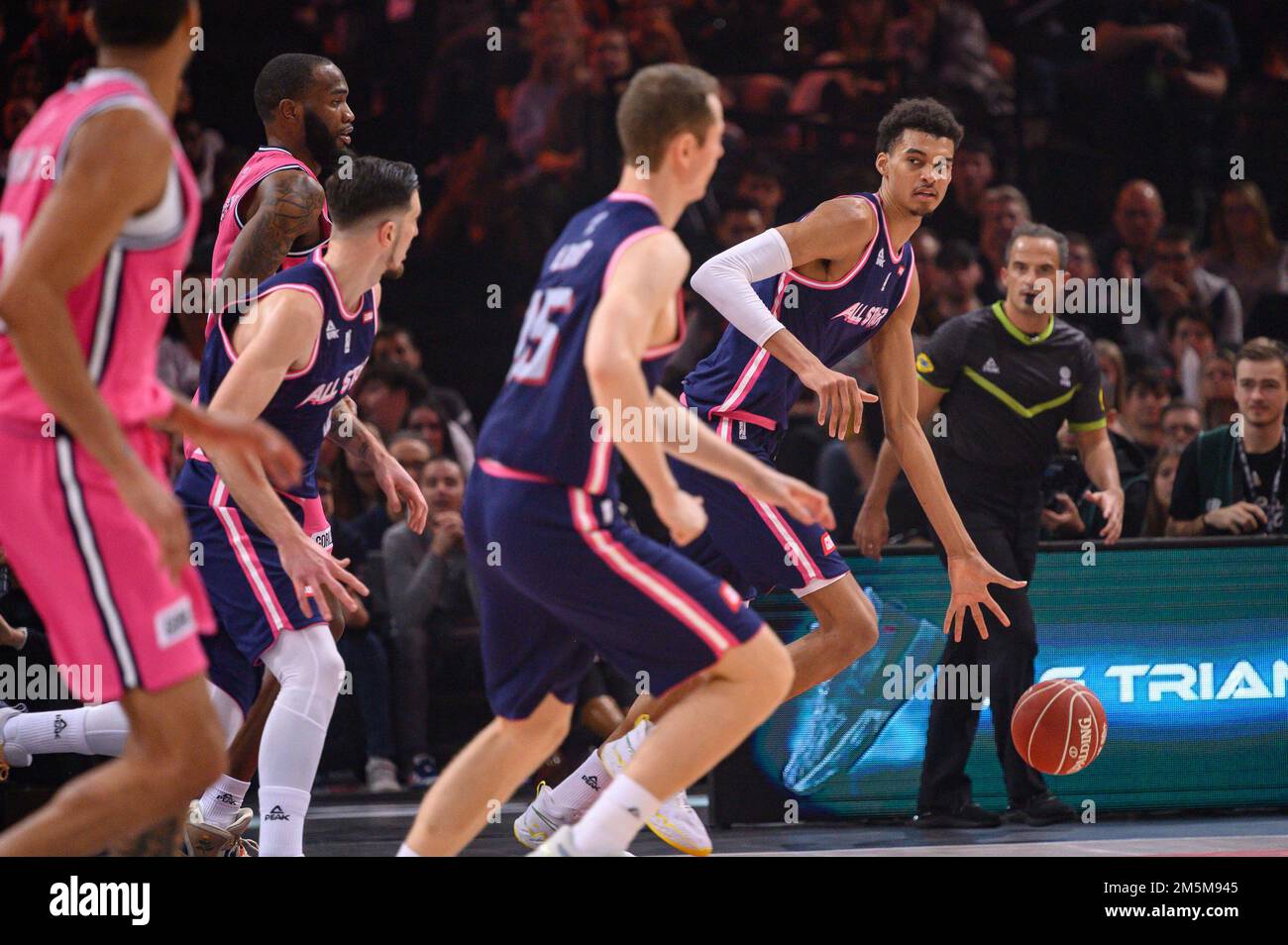 Victor Wembanyama during the All Star Game 2022 at The Accor Arena, in ...