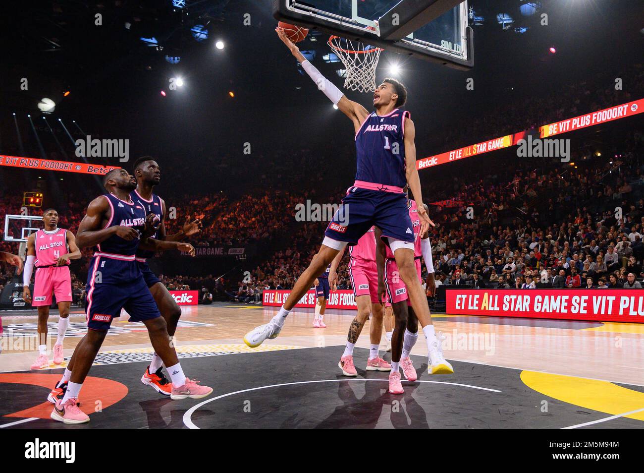 Victor Wembanyama during the All Star Game 2022 at The Accor Arena, in ...