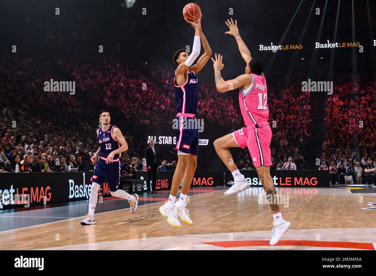 Victor Wembanyama during the All Star Game 2022 at The Accor Arena, in ...