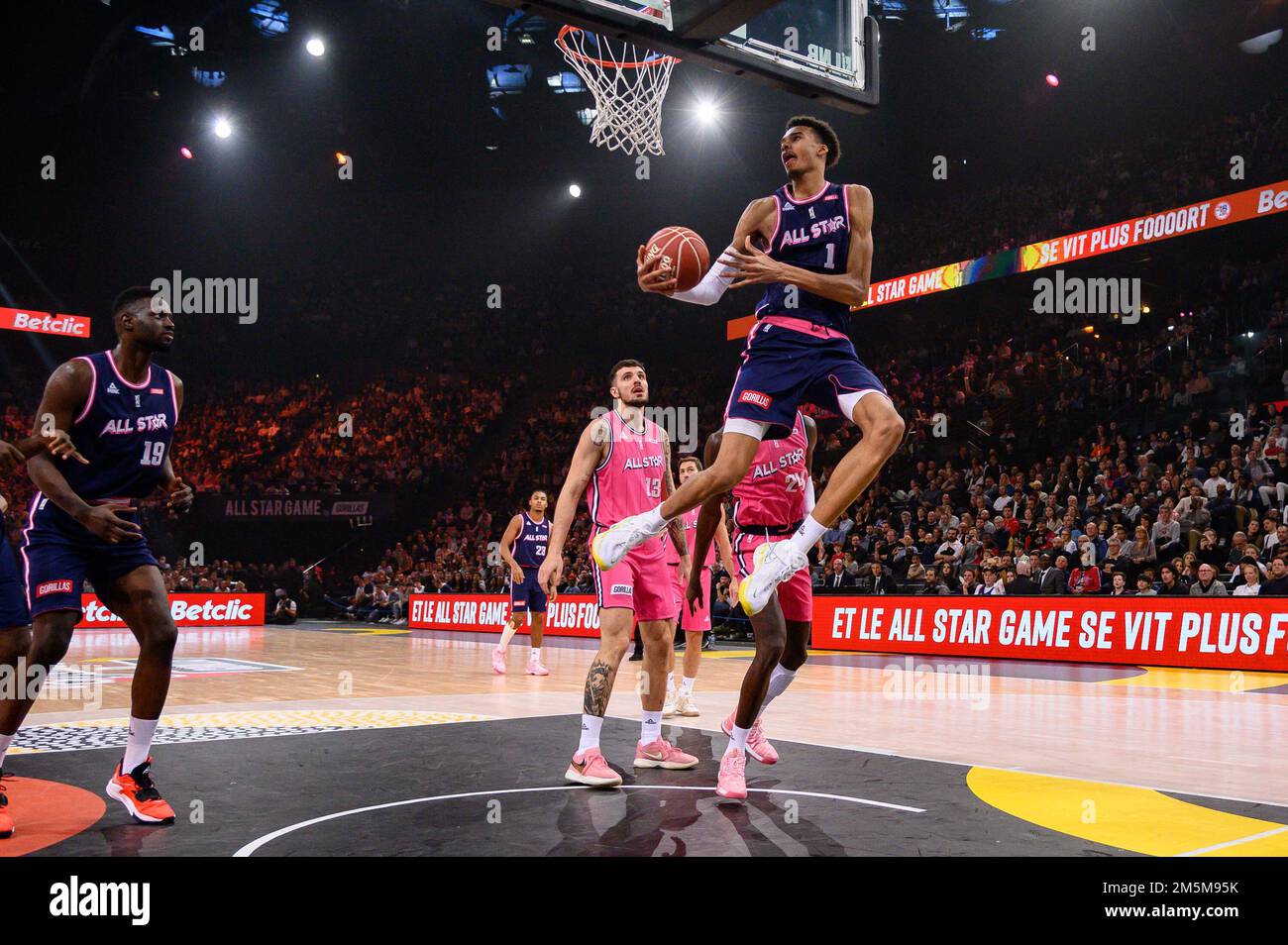 Victor Wembanyama during the All Star Game 2022 at The Accor Arena, in ...