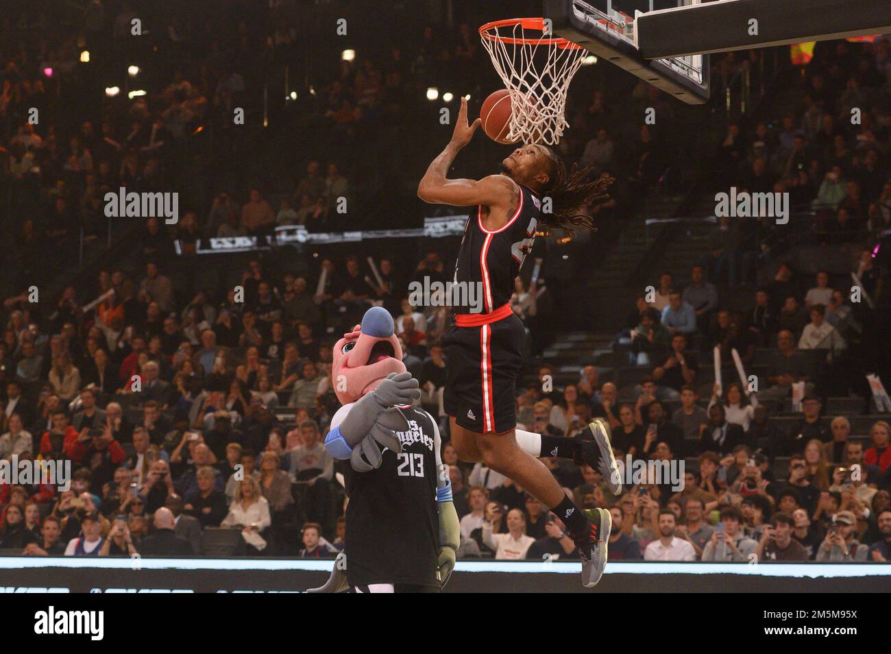 Dunk contest during the All Star Game 2022 at The Accor Arena, in Paris ...