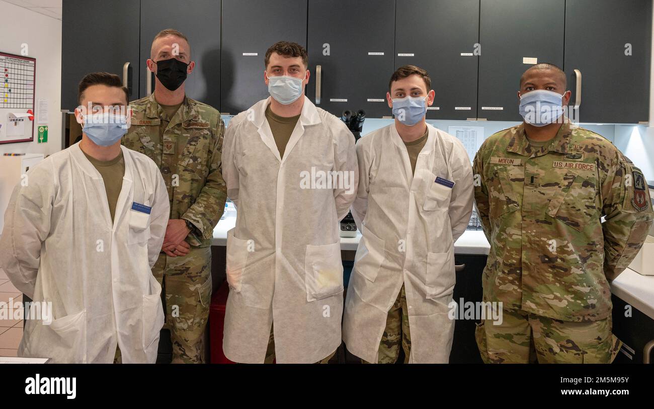 U.S. Air Force Airmen assigned to the 86th Medical Support Squadron ...