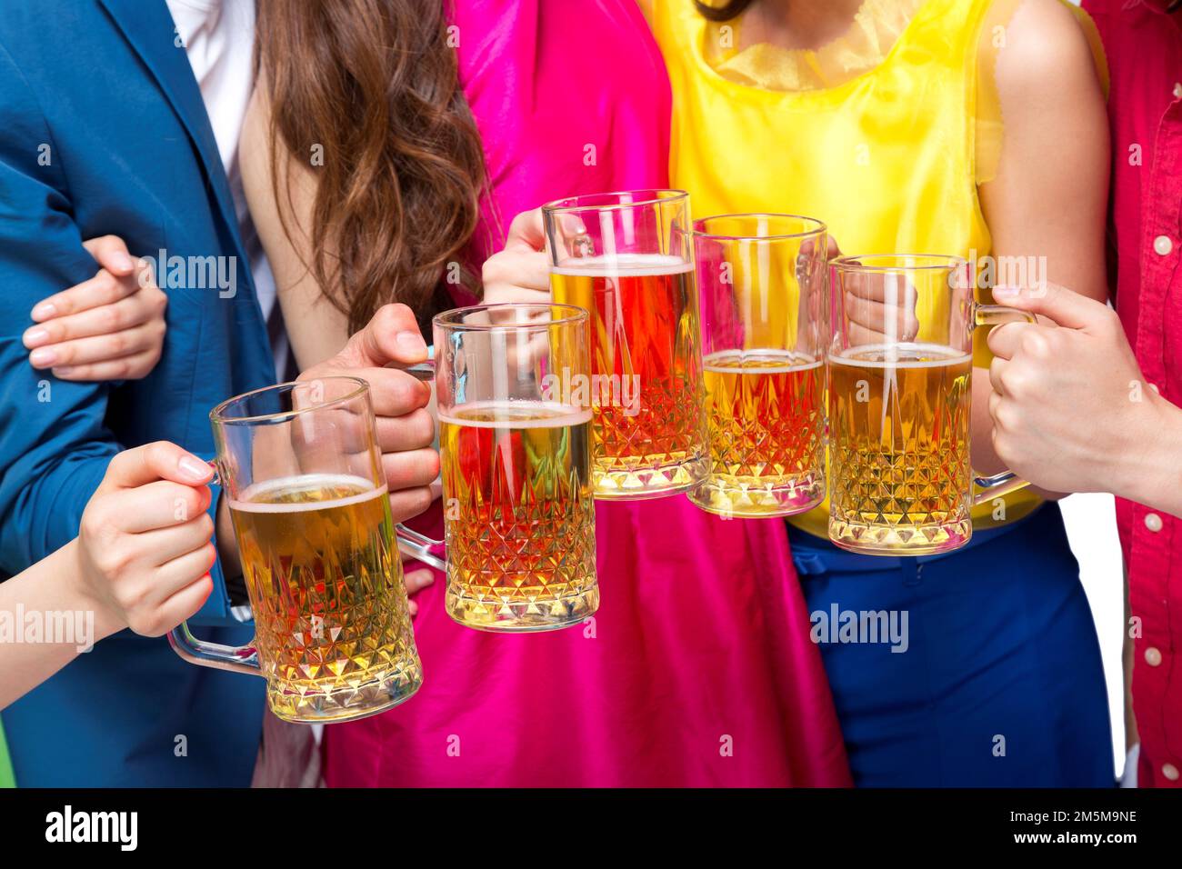 Beer party happy team life hi-res stock photography and images - Alamy