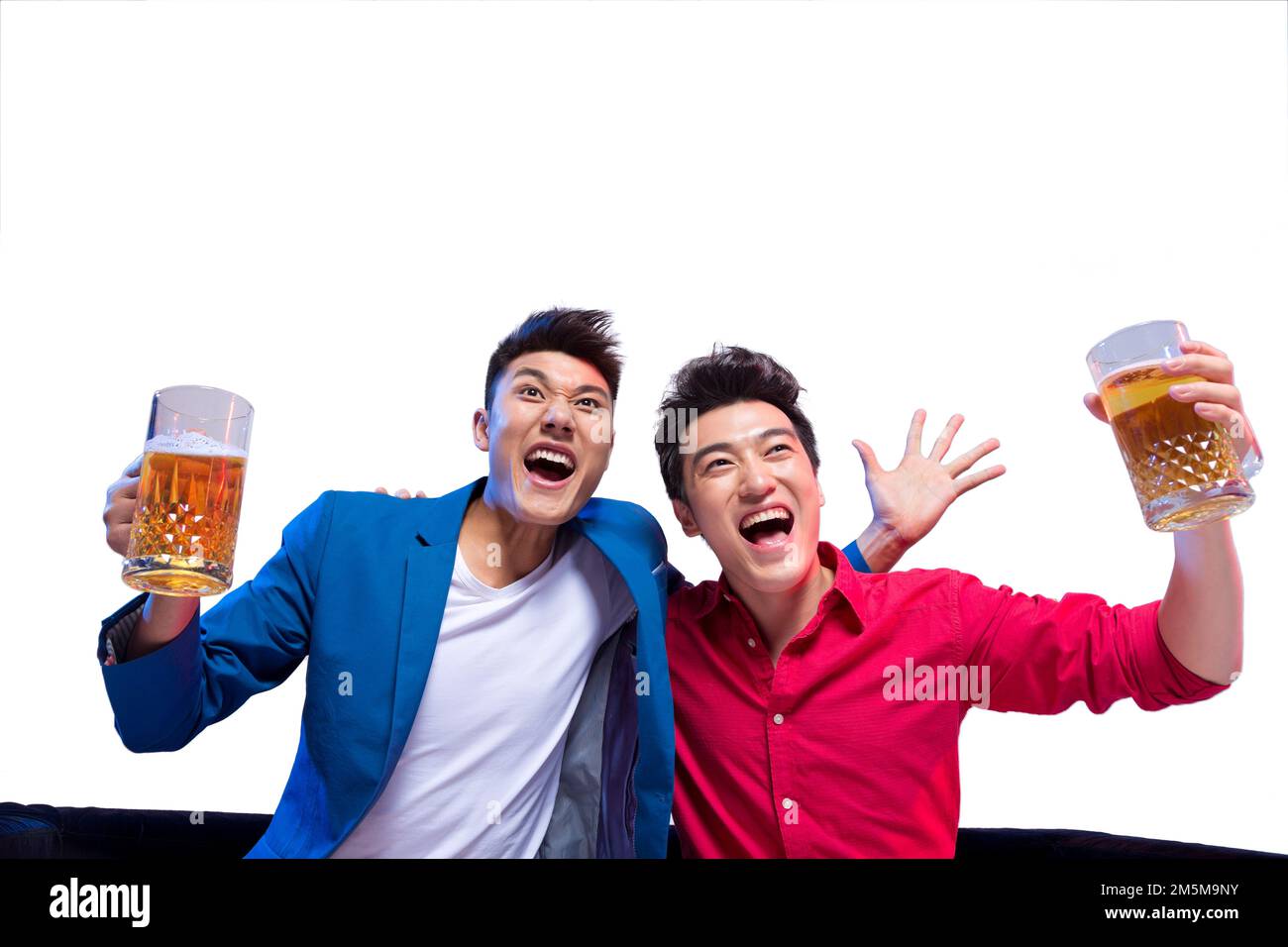 Beer party happy team life hi-res stock photography and images - Alamy