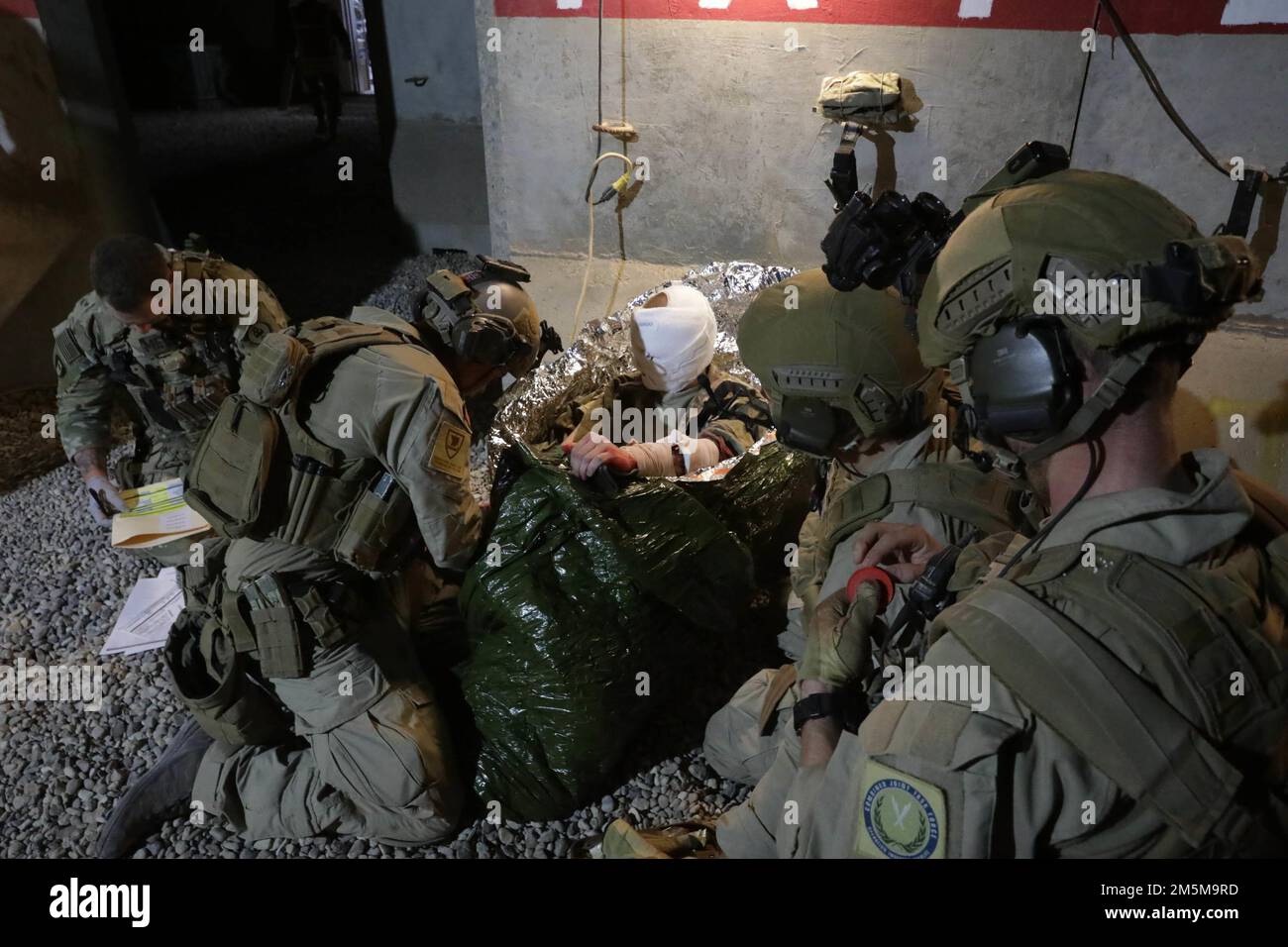 U.S. Army Combat medics from the 208th Medical Area Support Company and ...