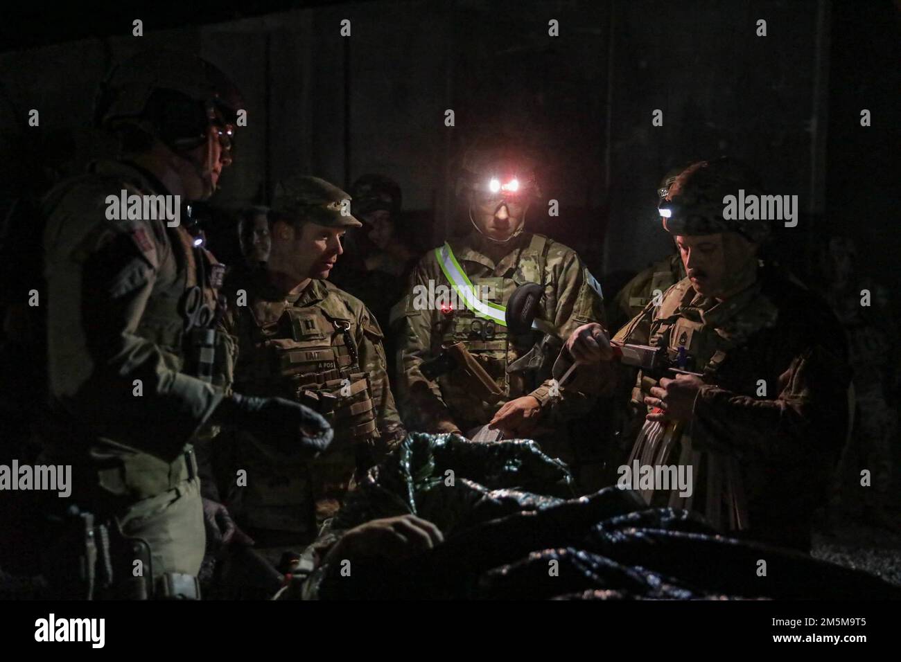 Army Combat medics from the 208th Medical Area Support Company and the ...