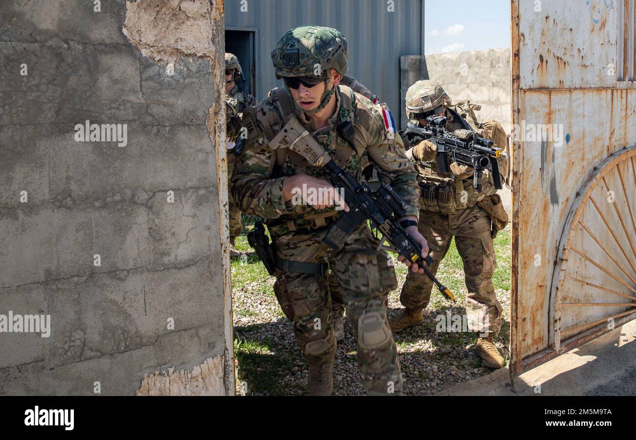 U.S. Army Soldiers assigned to Alpha Company, Task Force Manchu, 4th ...