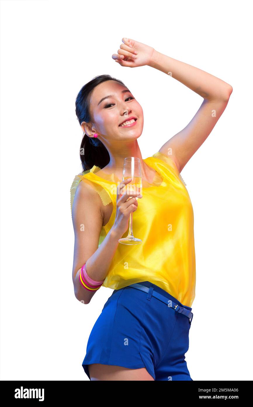 Shed fashion dynamic young people dancing Stock Photo - Alamy