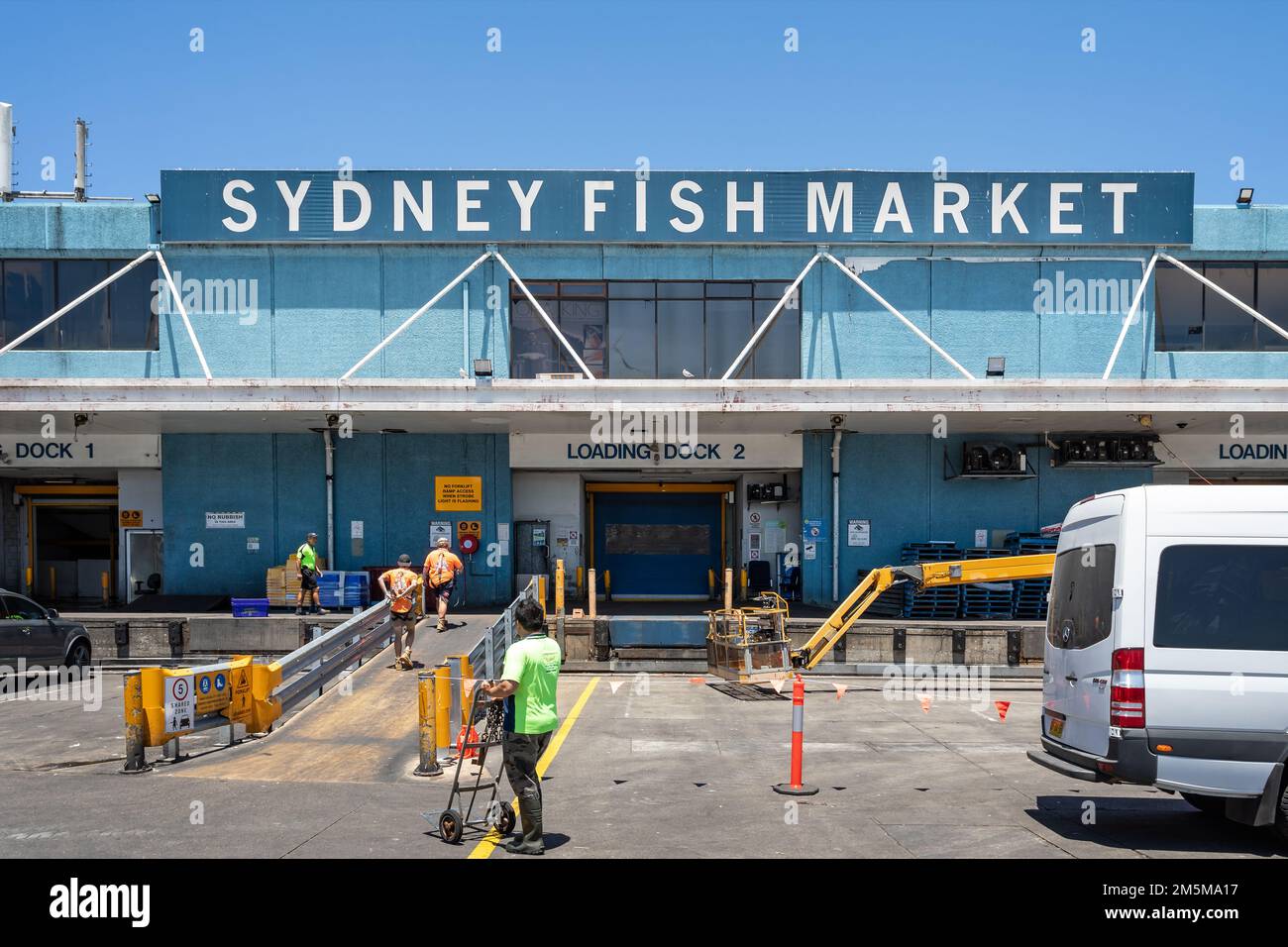 Loading Docks at Sydney Fish Market in Sydney, New South Wales ...