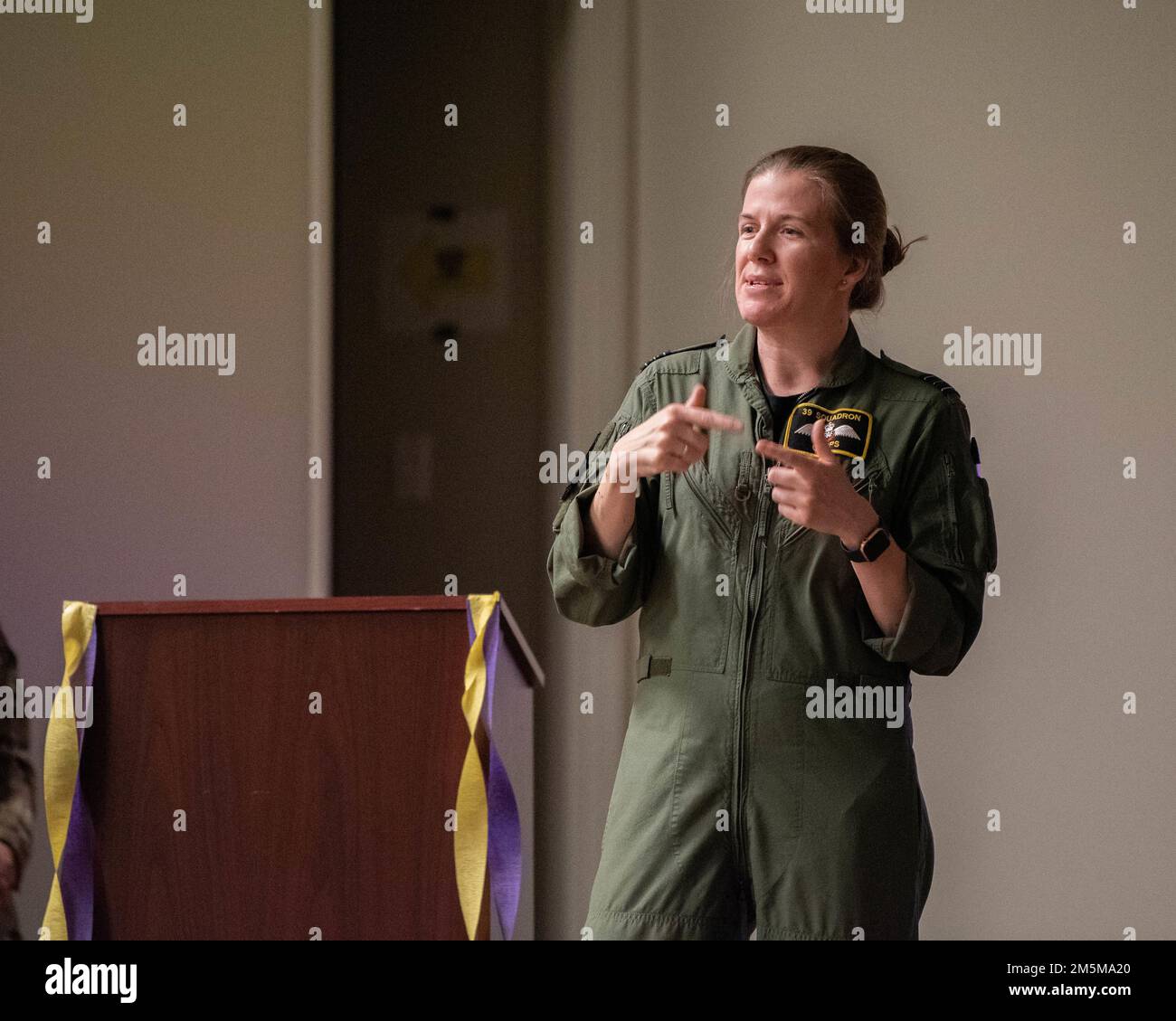 A member from the 39th Squadron of the Royal Air Force shares her ...
