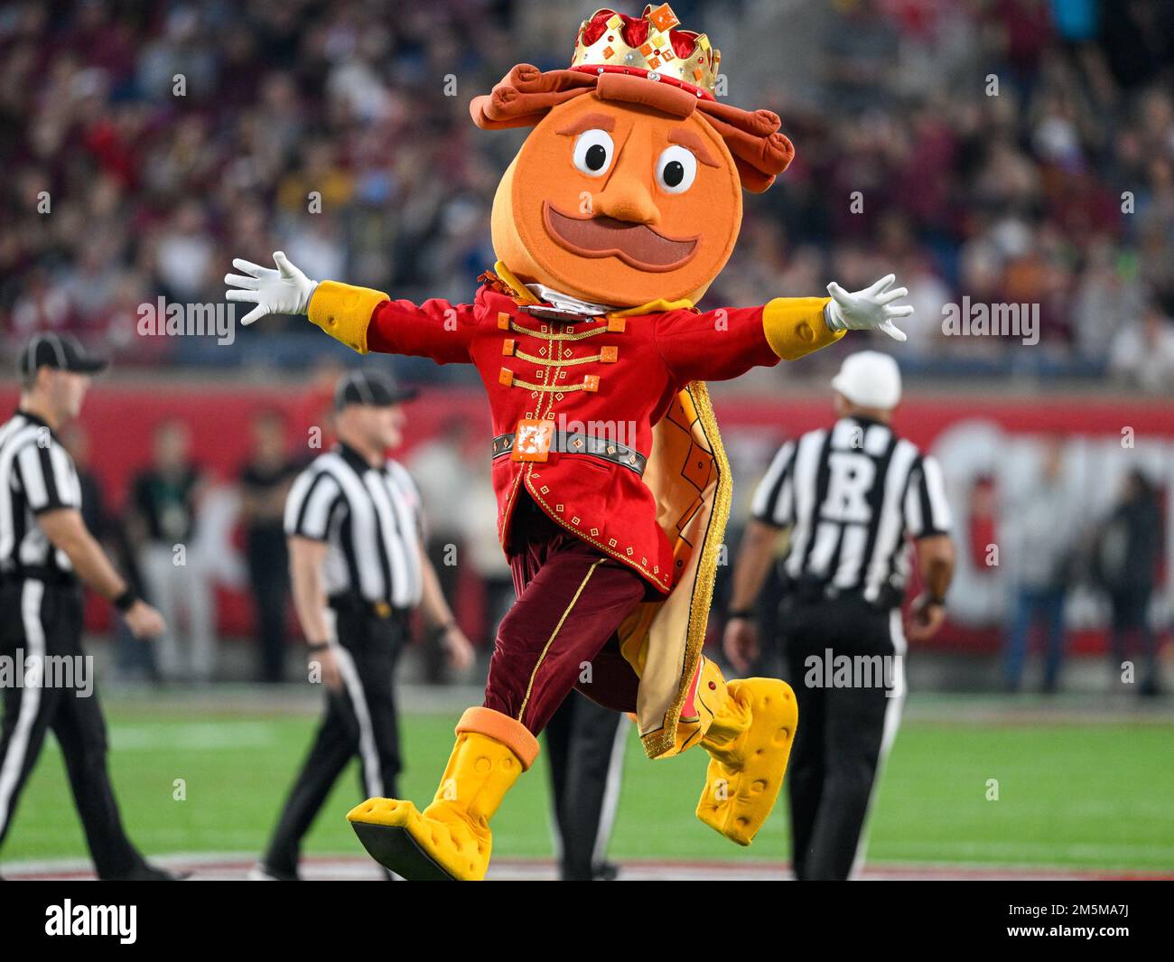 Orlando Fl Usa 29th Dec 2022 Cheez It Bowl Mascot Prince Cheddward