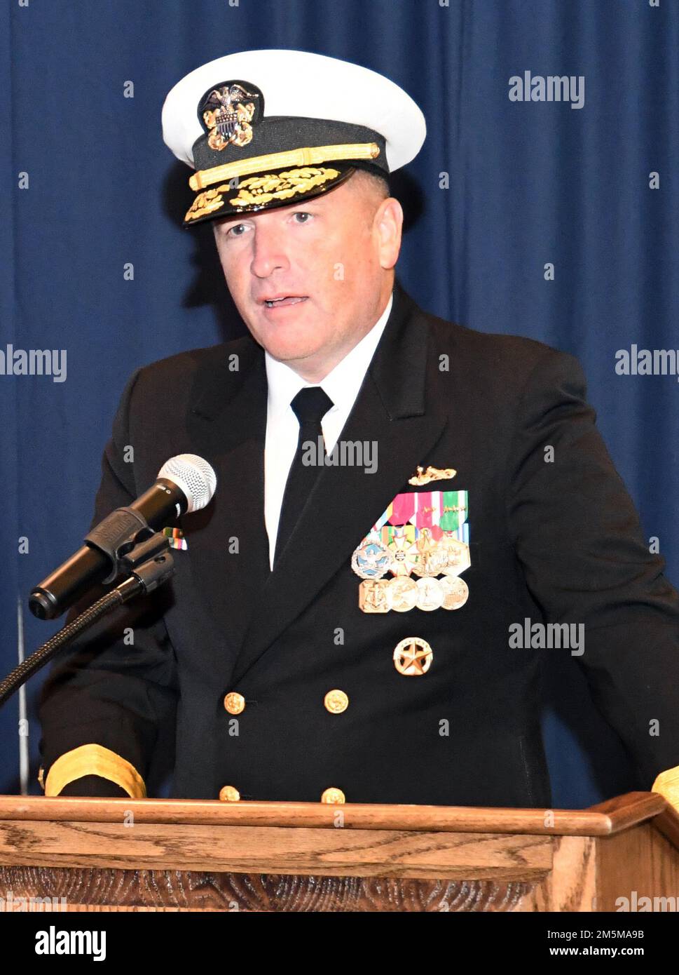 220325-N-GR655-0061 GROTON, Conn. (March 25, 2021) – Rear Adm. Martin ...