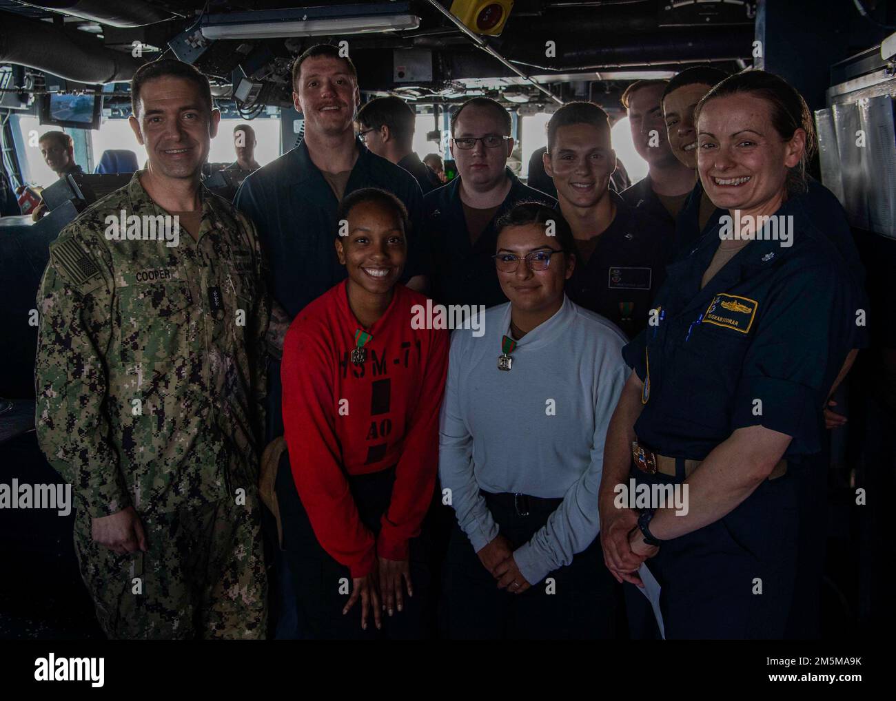 STRAIT OF HORMUZ (March 25, 2022) Vice Adm. Brad Cooper, commander of U ...