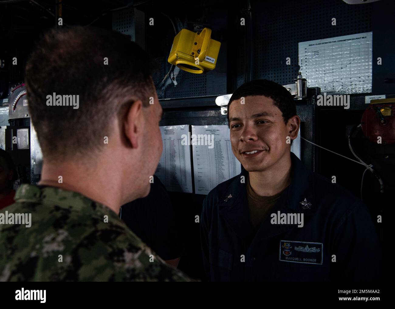 STRAIT OF HORMUZ (March 25, 2022) Vice Adm. Brad Cooper, commander of U ...