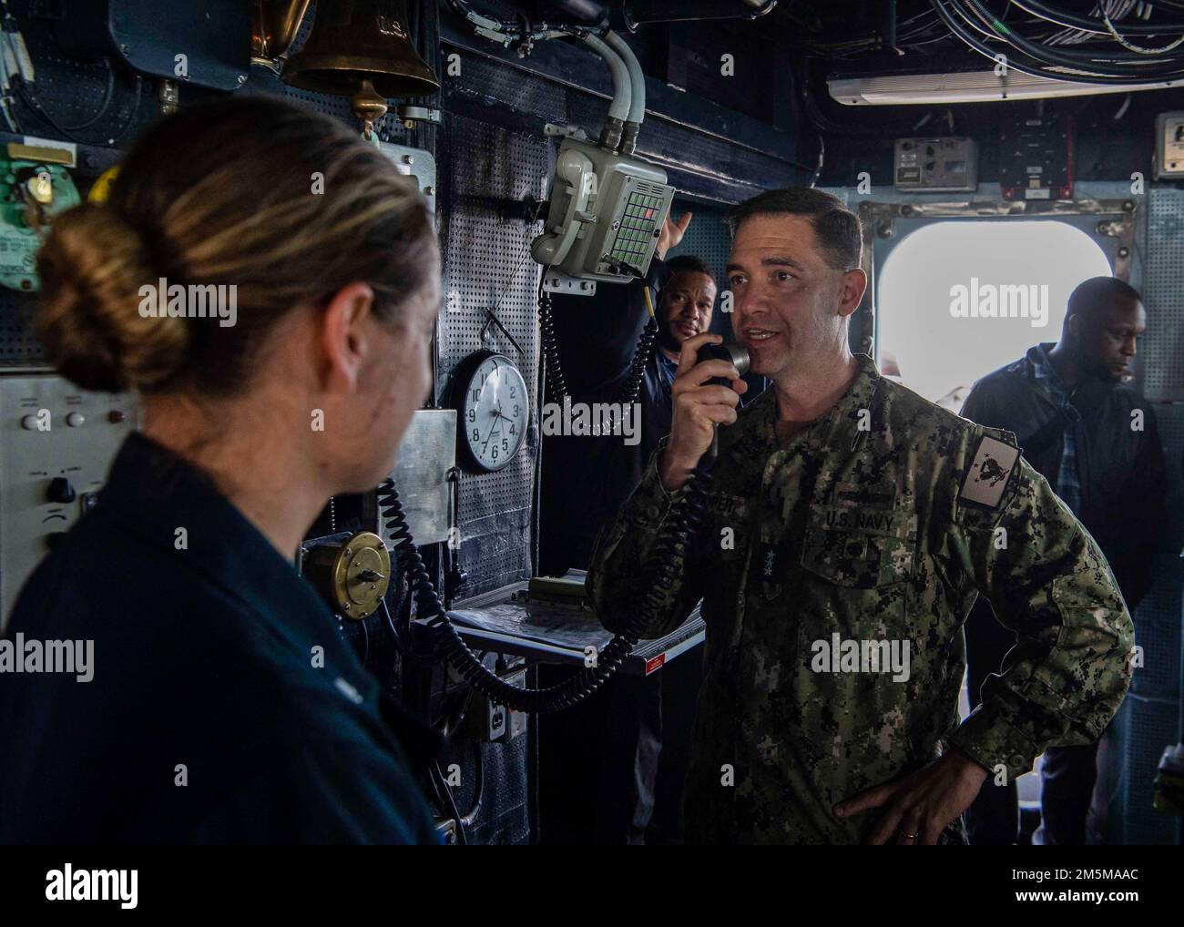 STRAIT OF HORMUZ (March 25, 2022) Vice Adm. Brad Cooper, commander of U ...