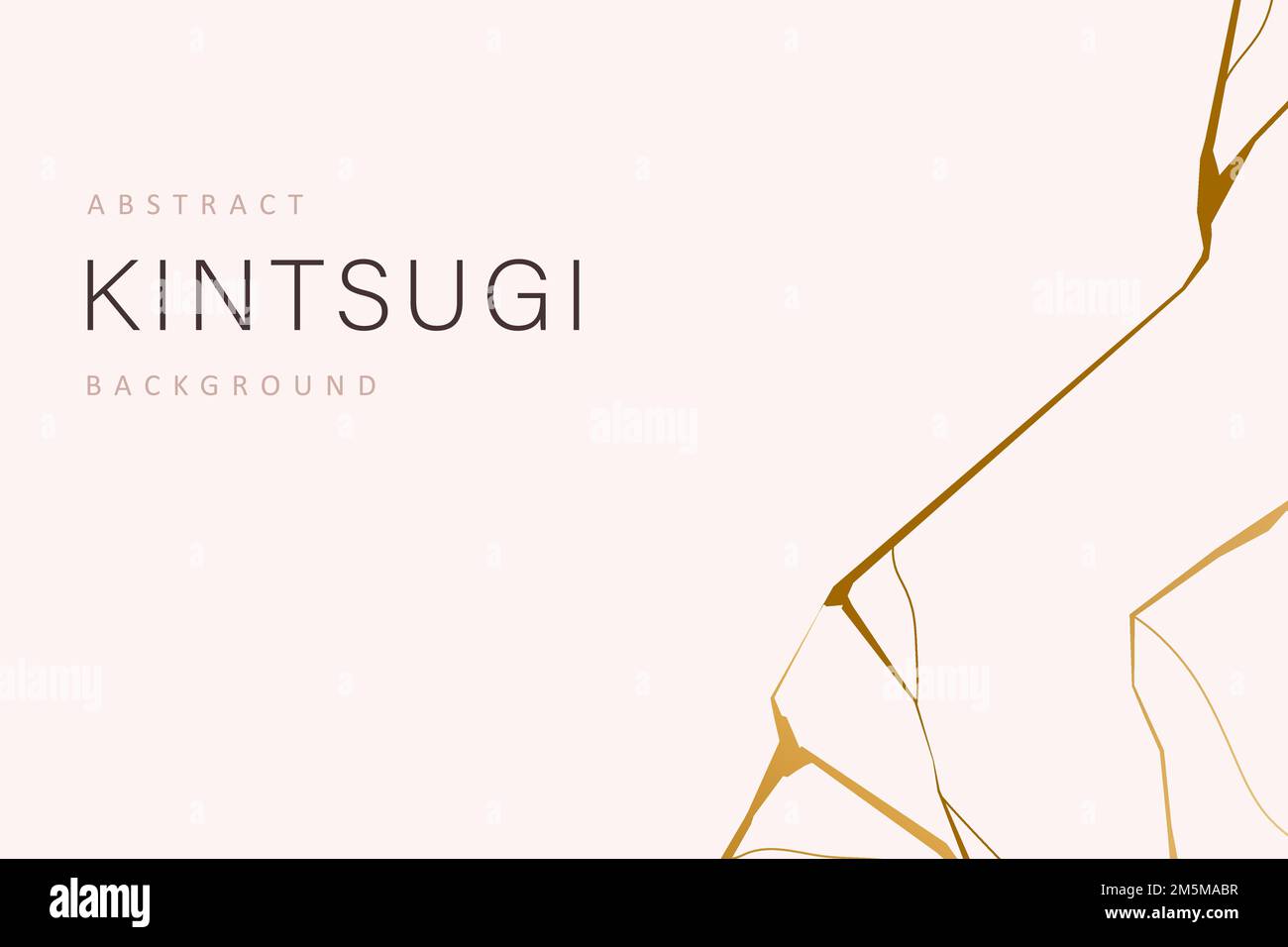 Gold kintsugi on white background. Crack and broken effects. Marble ...