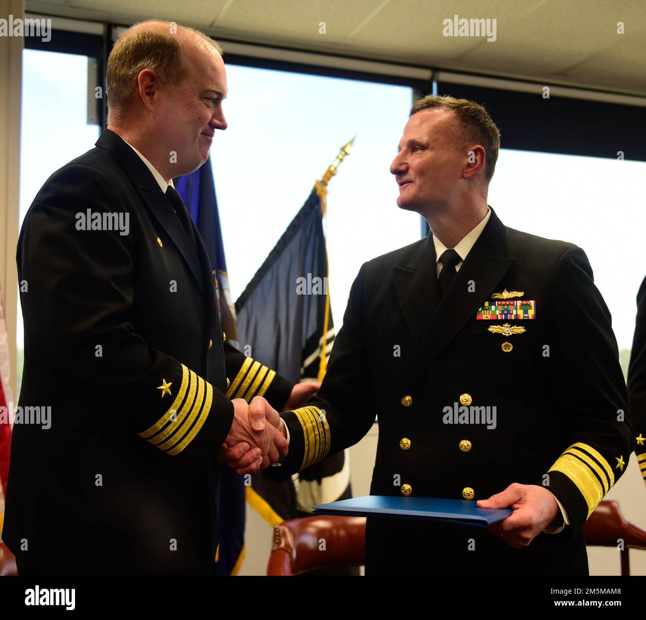 BATH, Maine (MARCH 25, 2022) -- U.S. Navy Vice Adm. William Galinas ...