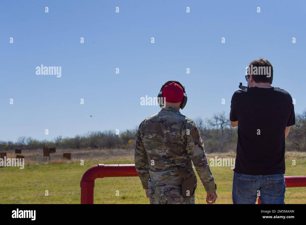 TSgt. Austinlane Montgomery prepares NASCAR driver Erik Jones to shoot ...