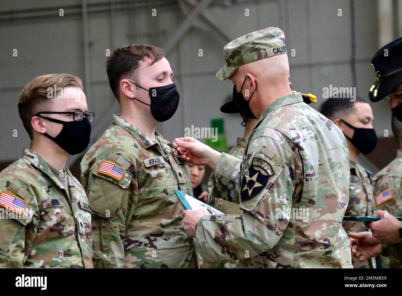 Soldiers assigned to 4-6 Air Cavalry Squadron presented the Army ...