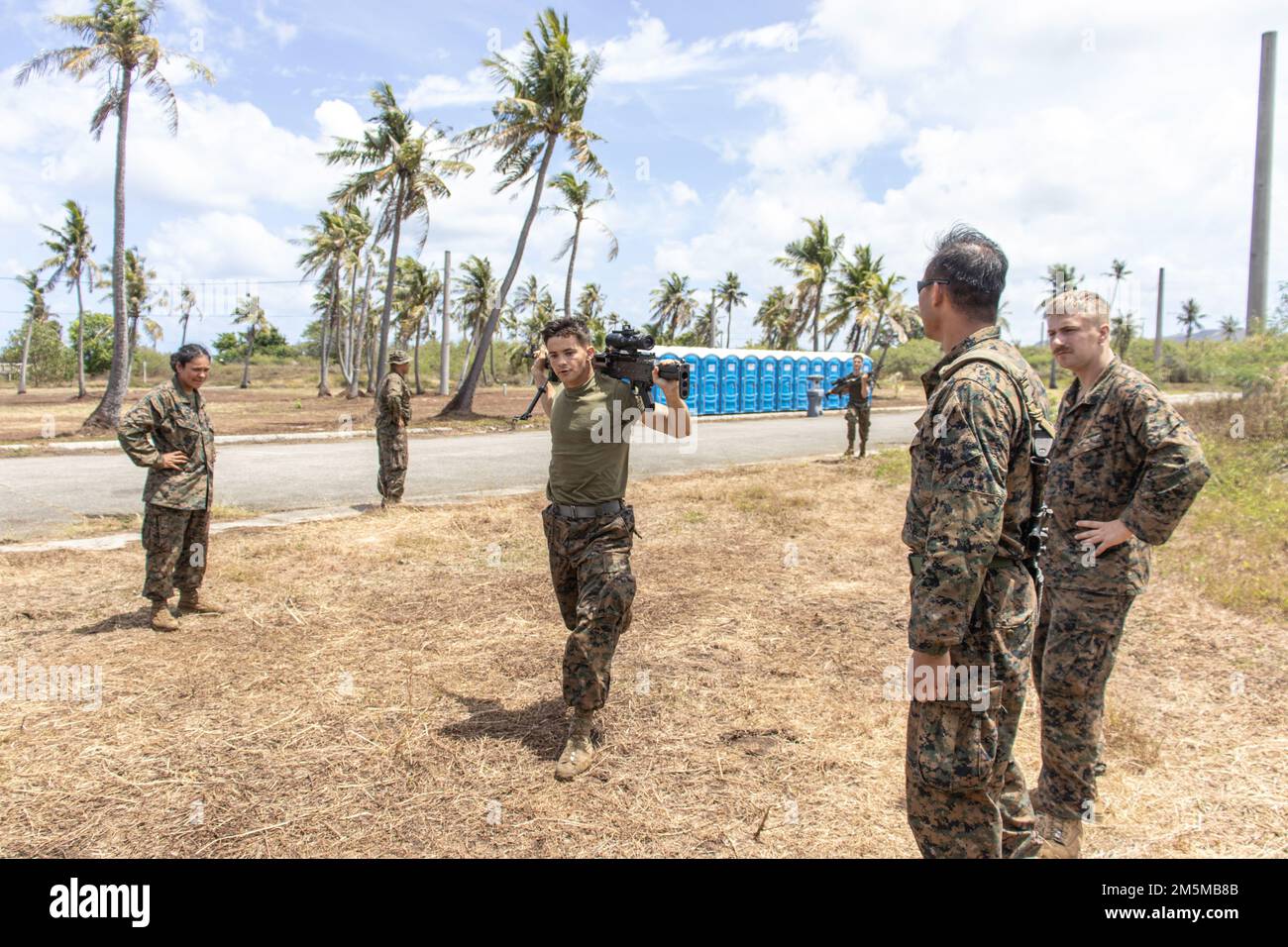 U.S. Marine Corps Sgt. Dilan Braud, a High Mobility Artillery Rocket ...