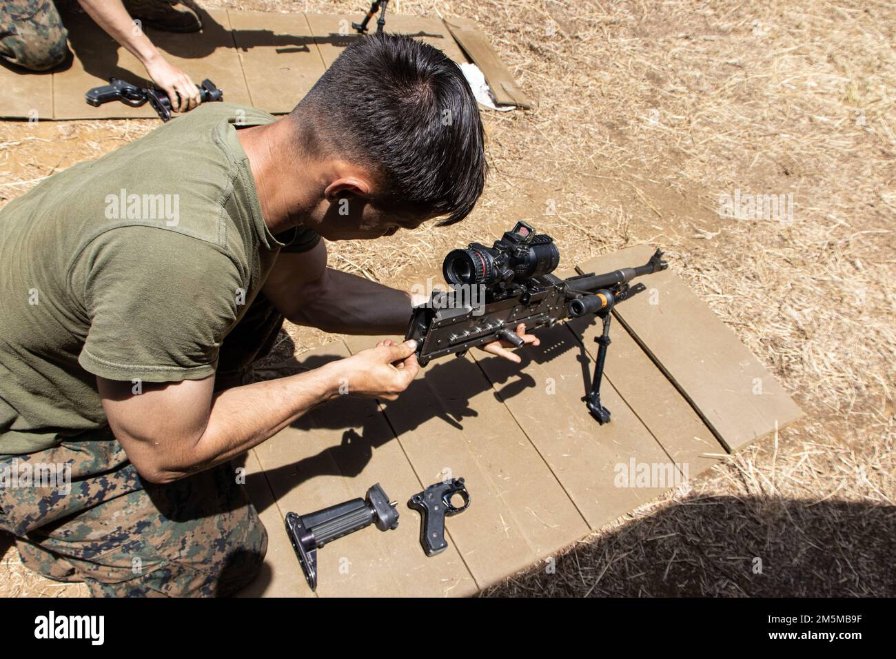 U.S. Marine Corps Sgt. Dilan Braud, a High Mobility Artillery Rocket ...