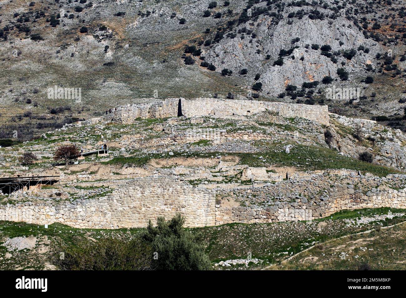 Mycenaean palace acropolis hi-res stock photography and images - Alamy
