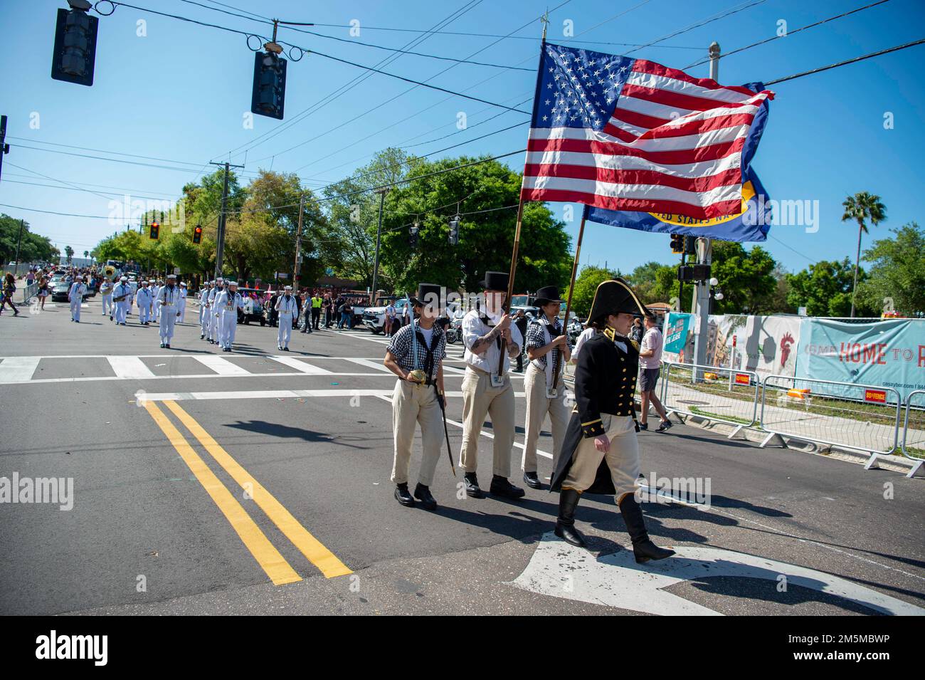 Tampa, Fla. (March 26, 2022) Sailors assigned to USS Constitution ...