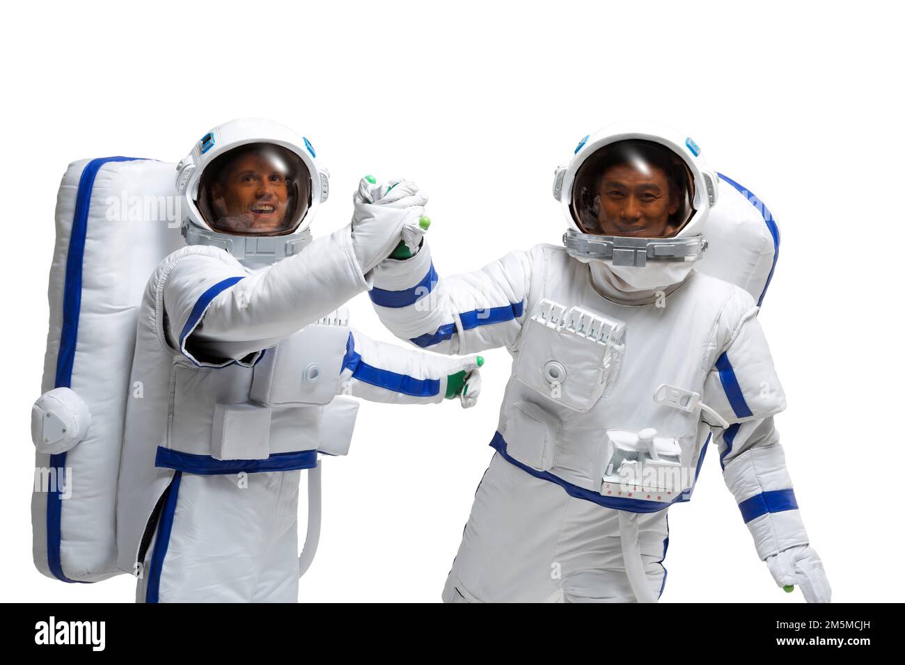 Take two male astronauts Stock Photo - Alamy