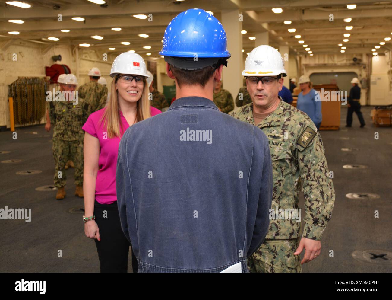 PASCAGOULA, Miss. (March 25, 2022) Under Secretary of the Navy and ship ...