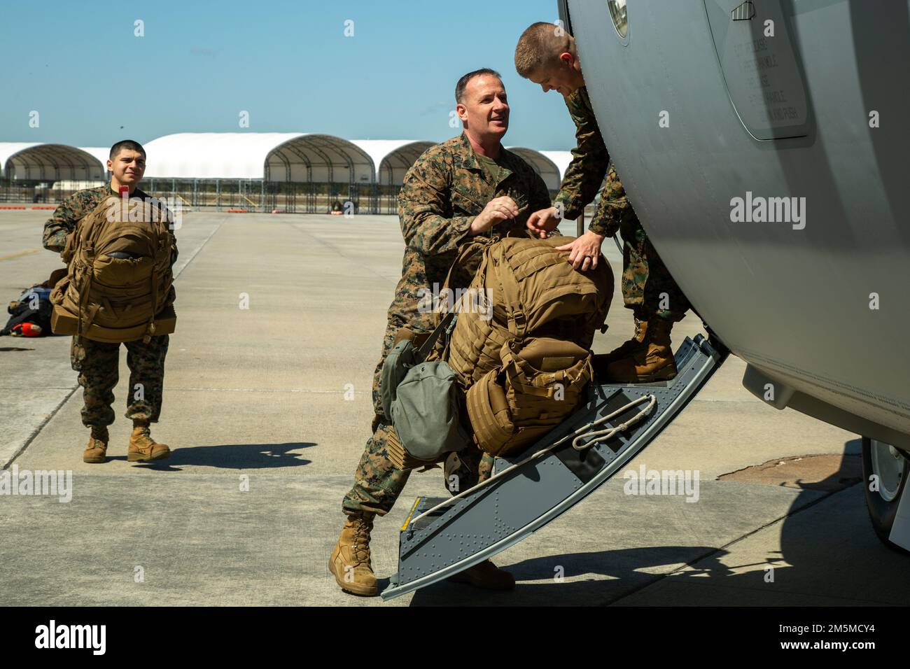 U.S. Marine GySgt. Austin Maher, aviation ordnance chief, Marine ...