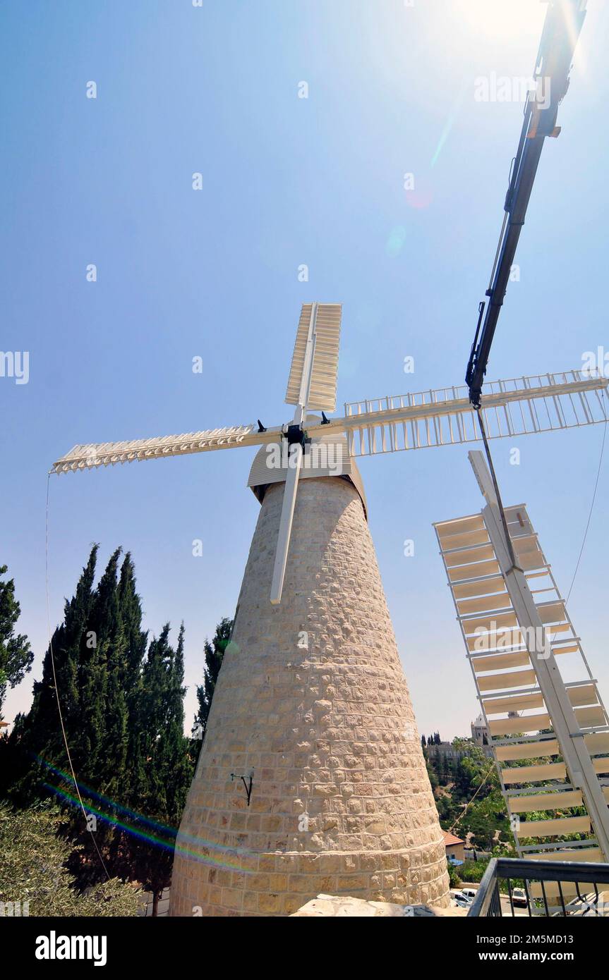 July 31st 2012. The final stage in the restoration of The Moses ...